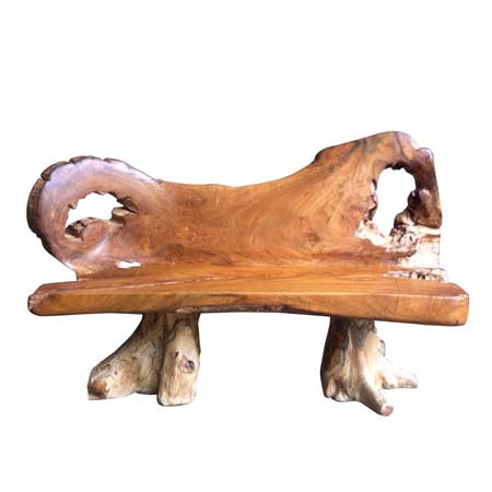 Furniture - Teak Root Benches - Makasi Imports