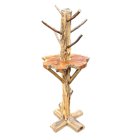 Furniture - Teak Root Bird Tables/Baths/Houses - Makasi Imports